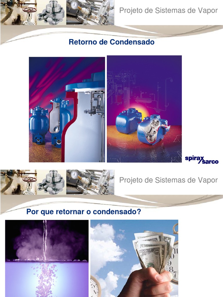 Retorno de Condensado em Sistemas de Vapor | PDF | Caldeira | Calor