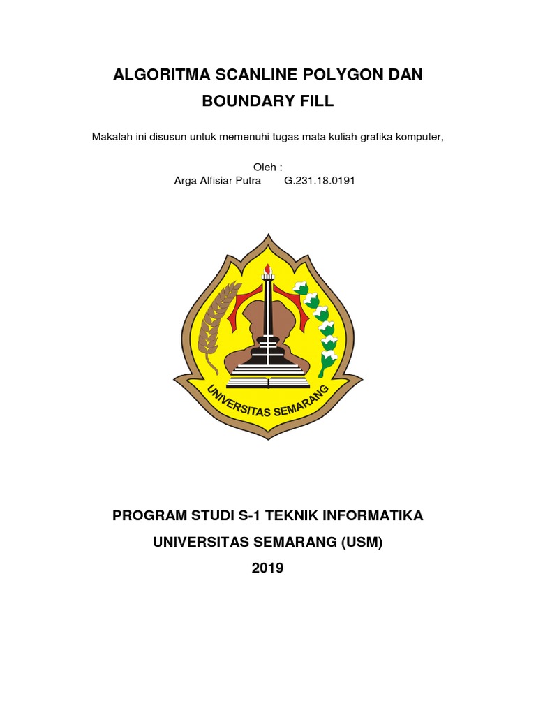 Scanline Polygon & Boundary Fill Arga | PDF