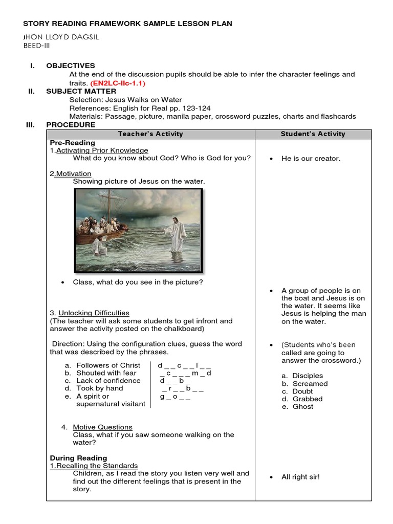 Lesson Plan | PDF | Jesus