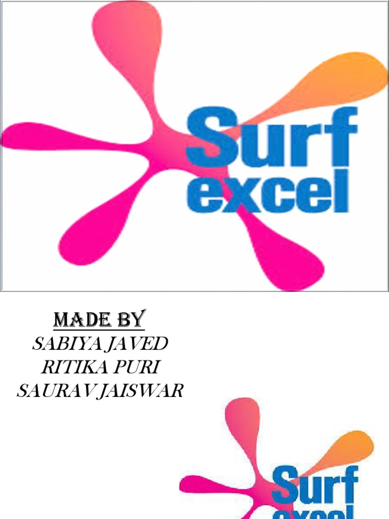 Surf Excel: Logo and Tagline Overview | PDF