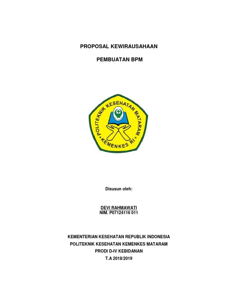 Proposal Pembuatan BPM | PDF