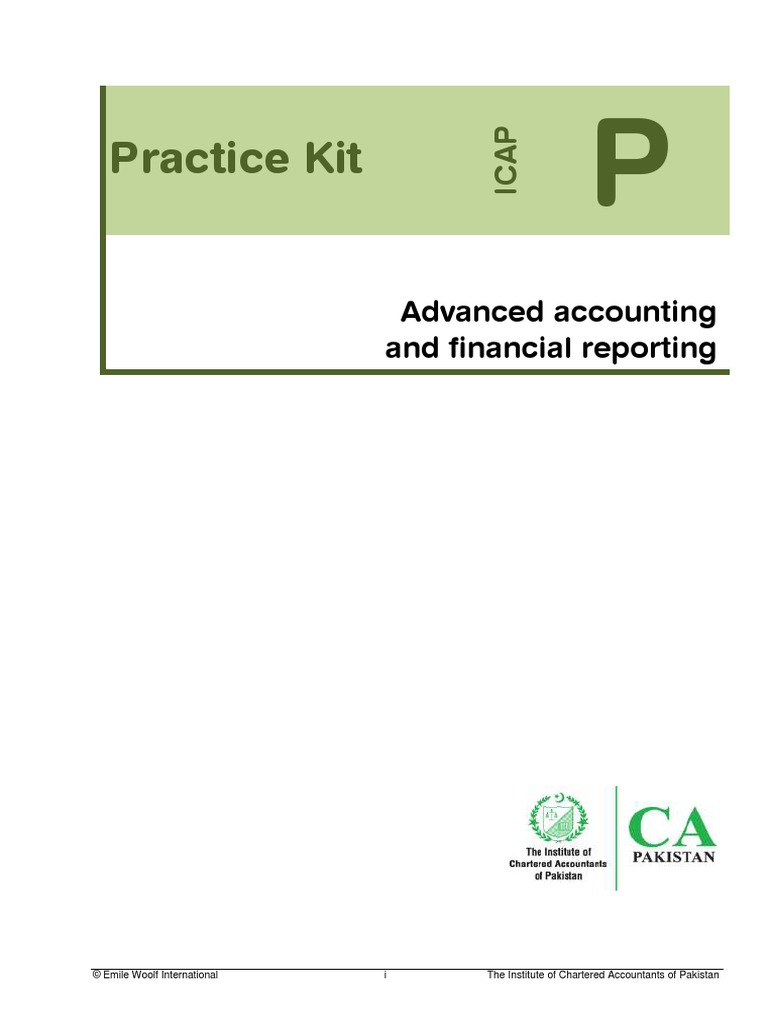 Cfap 1 Aafr PK PDF | PDF | Book Value | Balance Sheet