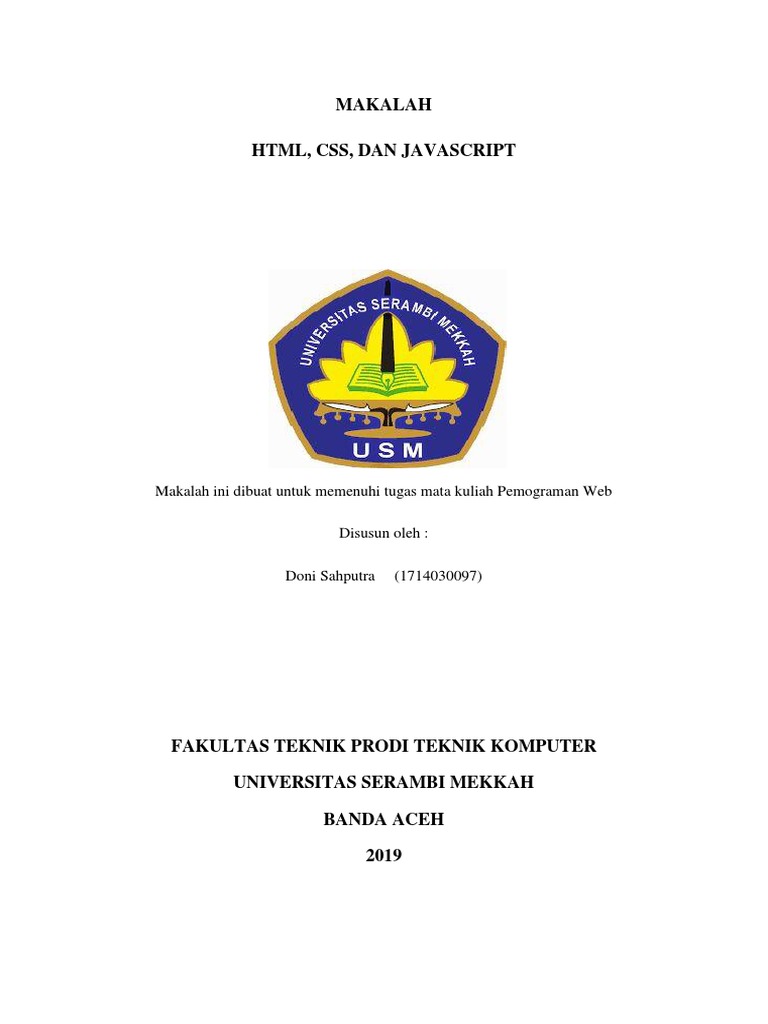 Makalah HTML & CSS PDF | PDF