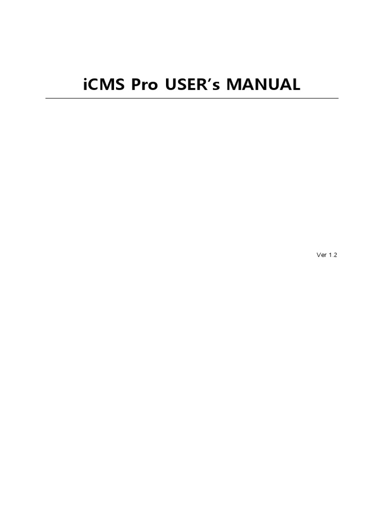 Icms User Manual Eng 141208 | PDF | Icon (Computing) | Microsoft Windows