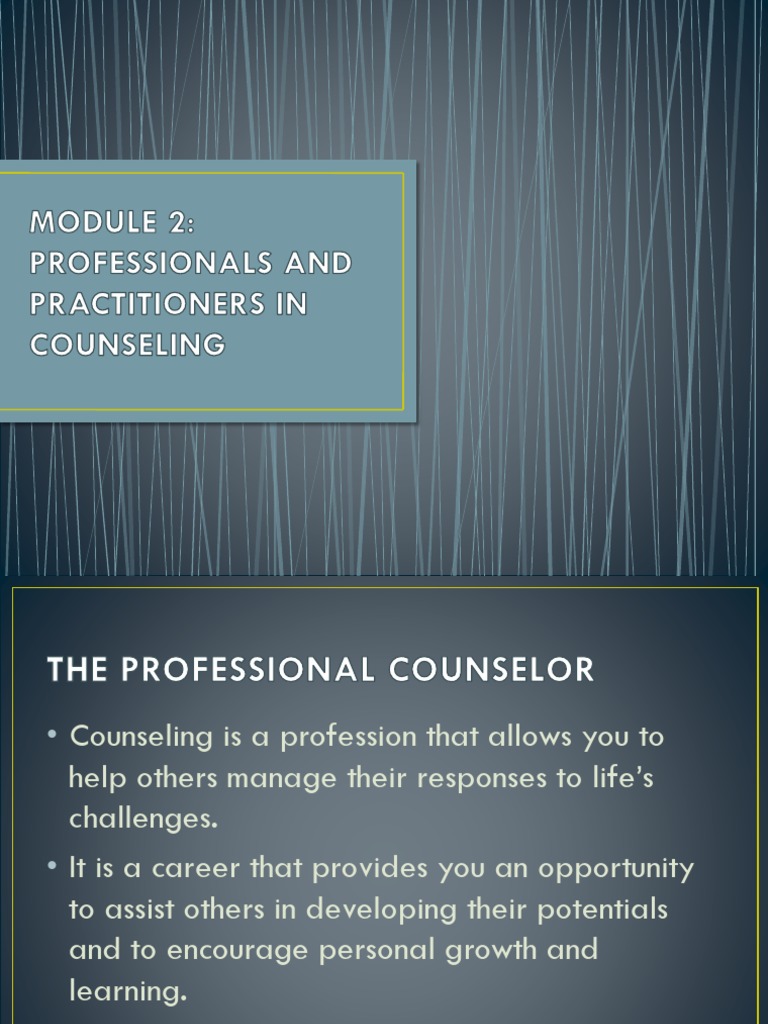 Module 2 Diass | PDF | School Counselor | Psychotherapy Module 2 Diass | PDF | School Counselor | Psychotherapy