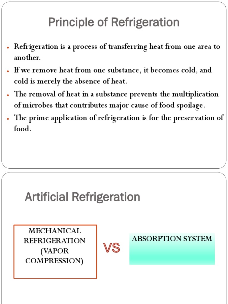 12.2. Principle of Refrigeration | Download Free PDF | Refrigerator | Gases