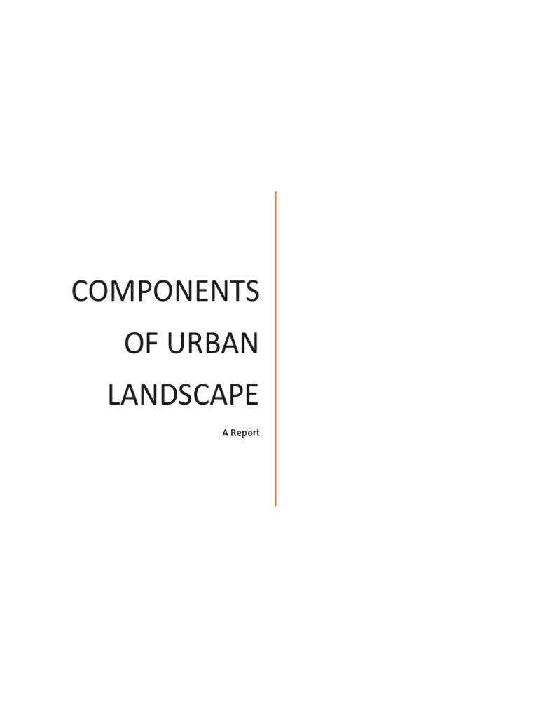Urban Landscape | PDF | Landscape | Urban Design