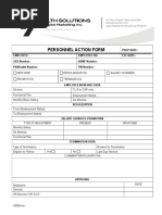 Employee Movement Form | PDF