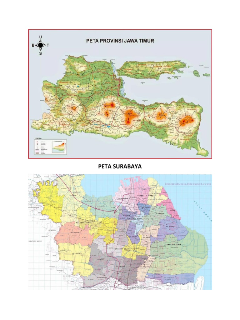Peta Surabaya | PDF