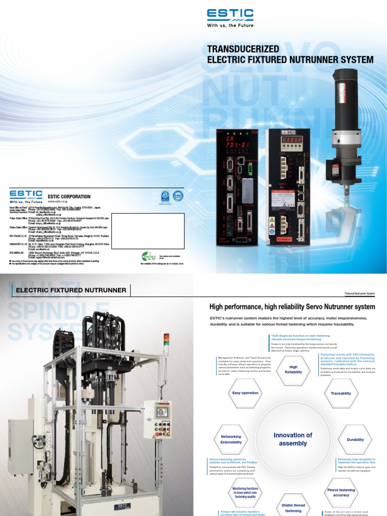 High-Performance Servo Nutrunner System | PDF | Programmable Logic ...