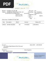 Marriott Guest Folio Receipt Template | PDF | Marriott International ...