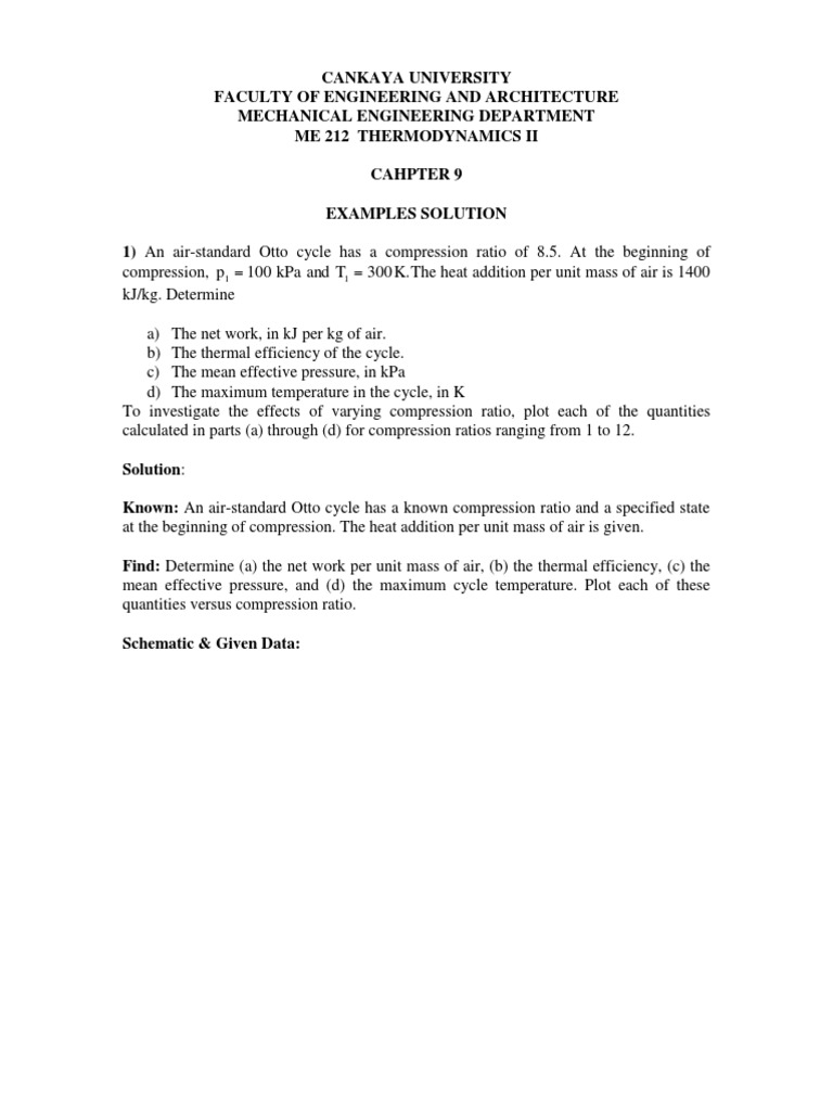 Chapter 9 Examples&Solution | PDF | Turbine | Heat
