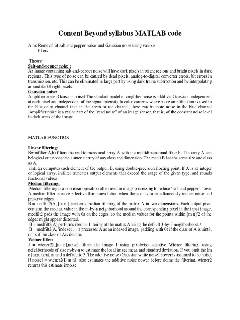 DSP Lab Content Beyond Syllabus Code | PDF | Multidimensional Signal Processing | Signal Processing