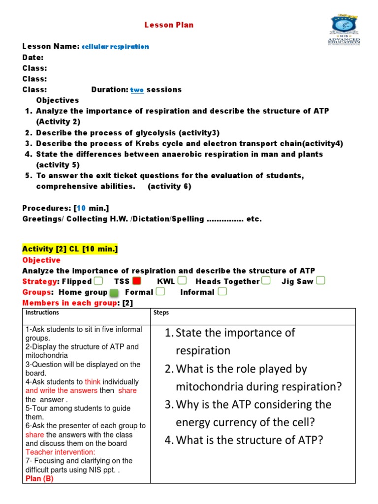 Cellular Respiration | PDF | Cellular Respiration | Adenosine Triphosphate