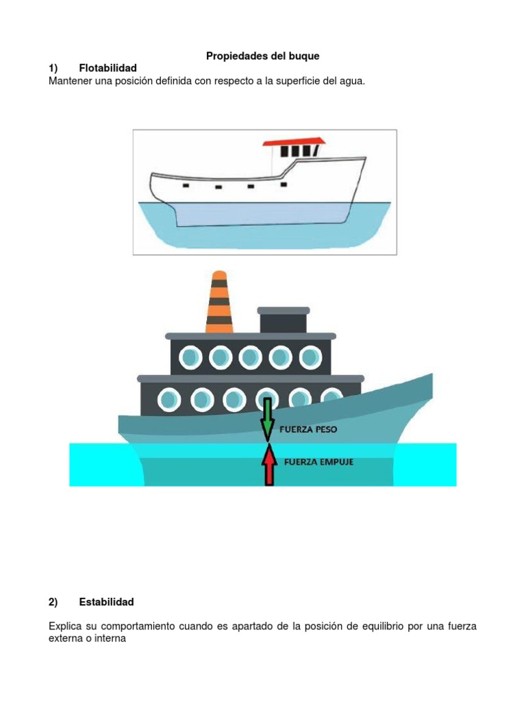 Propiedades Del Buque 2 | PDF
