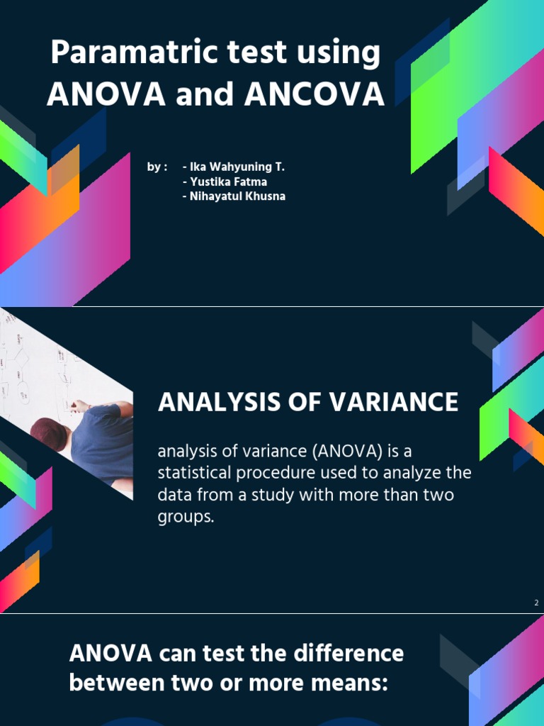 Anova Ancova | PDF | Analysis Of Covariance | Analysis Of Variance