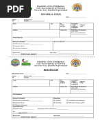Southern Leyte Barangay Referral Slip | PDF