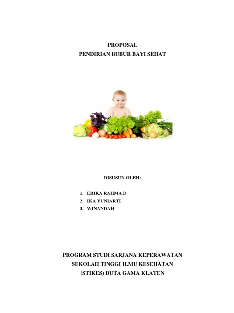 Proposal Baby Food | PDF