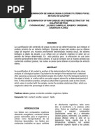 Determinación de Extracto Etéreo | PDF | Lípido | Solvente