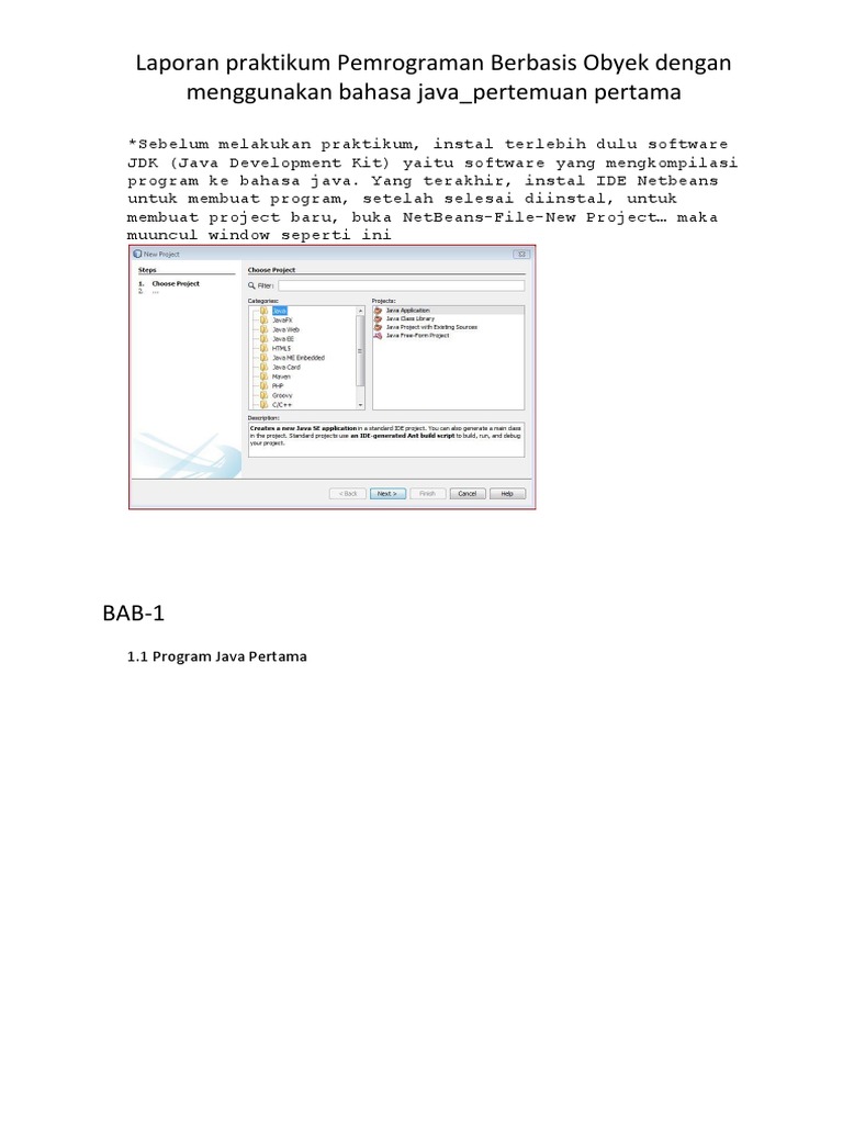 Contoh Program Java Menghitung Penjumlahan Kedua Bilangan (Agung) | PDF