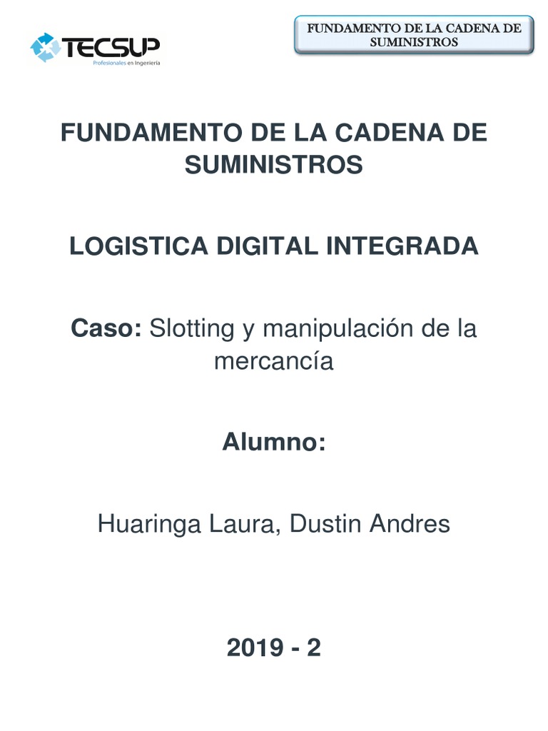 Cadena de Suministtos | PDF