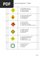 Sample Class C Drivers Written Test 1 | PDF | Traffic | Driving