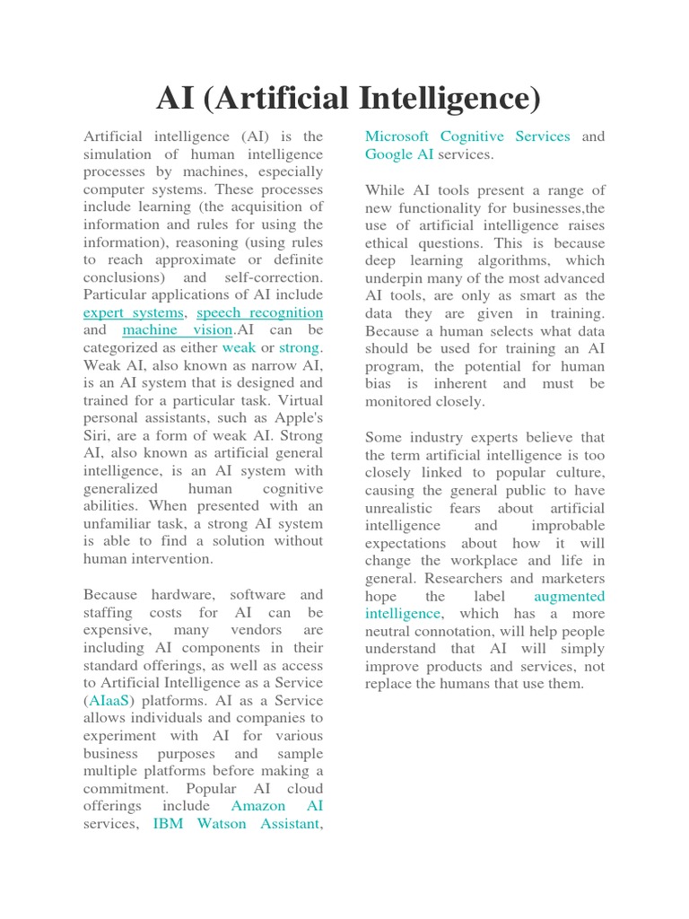 Understanding Artificial Intelligence Basics | PDF | Artificial Intelligence | Intelligence (AI ...