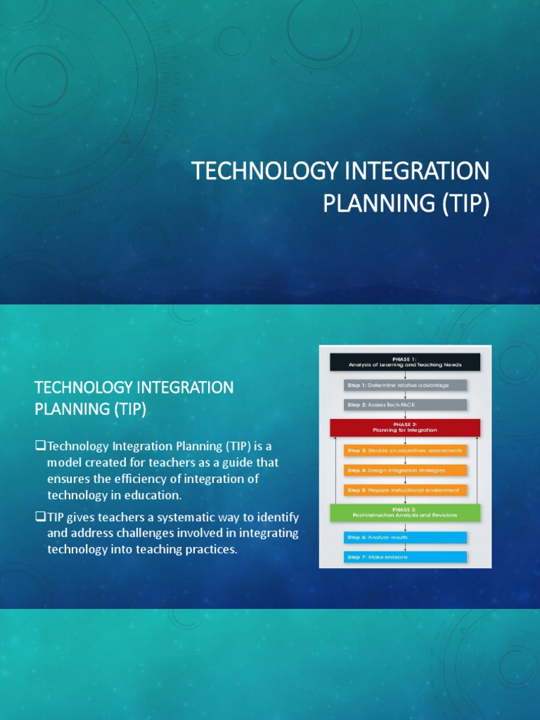 Technology Integration Planning (Tip) | PDF | Teachers | Educational Assessment