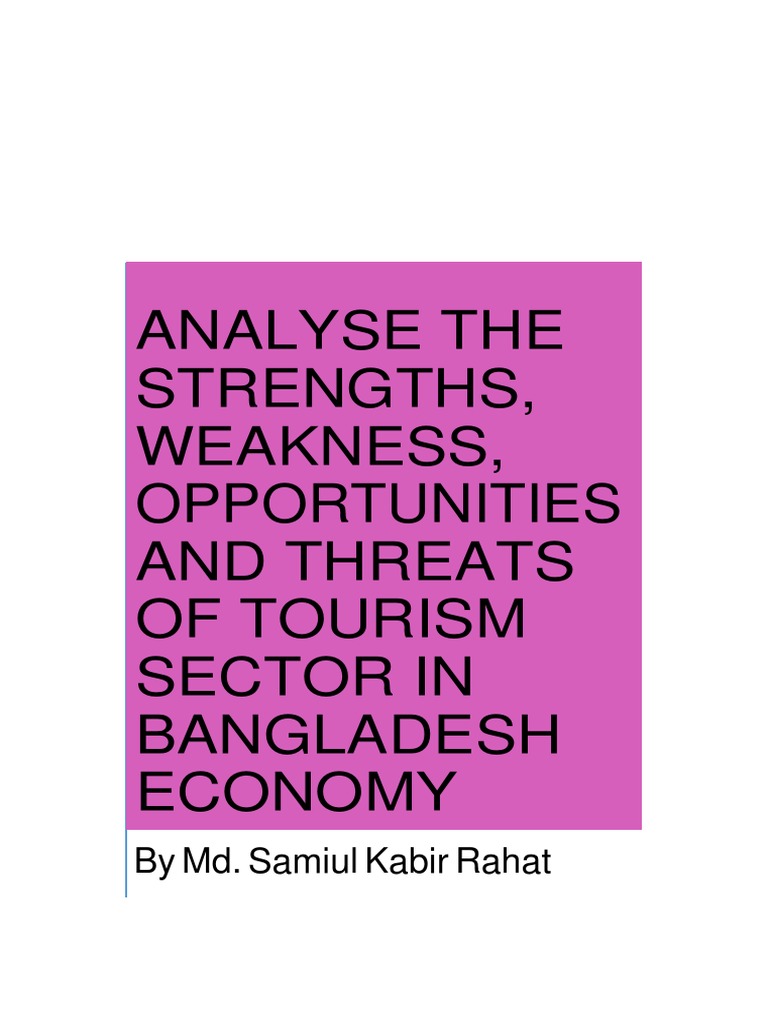 Swot Analysis On Tourism Industry of Ban | PDF | Swot Analysis | Tourism