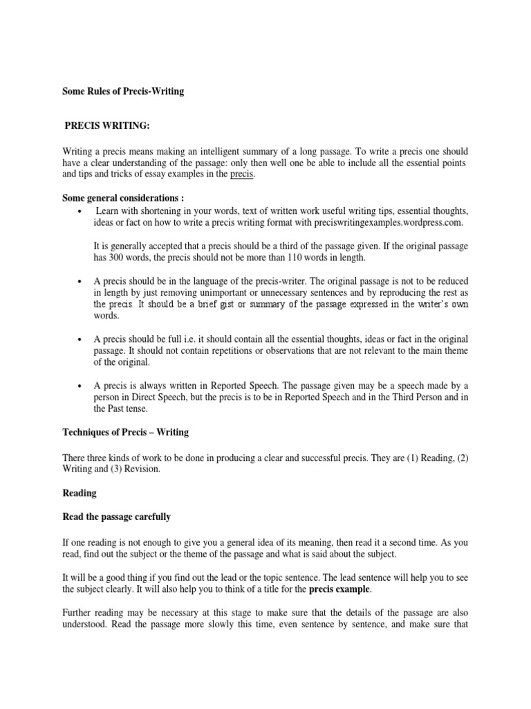 Precis Writing | PDF | Cognitive Science | Cognition