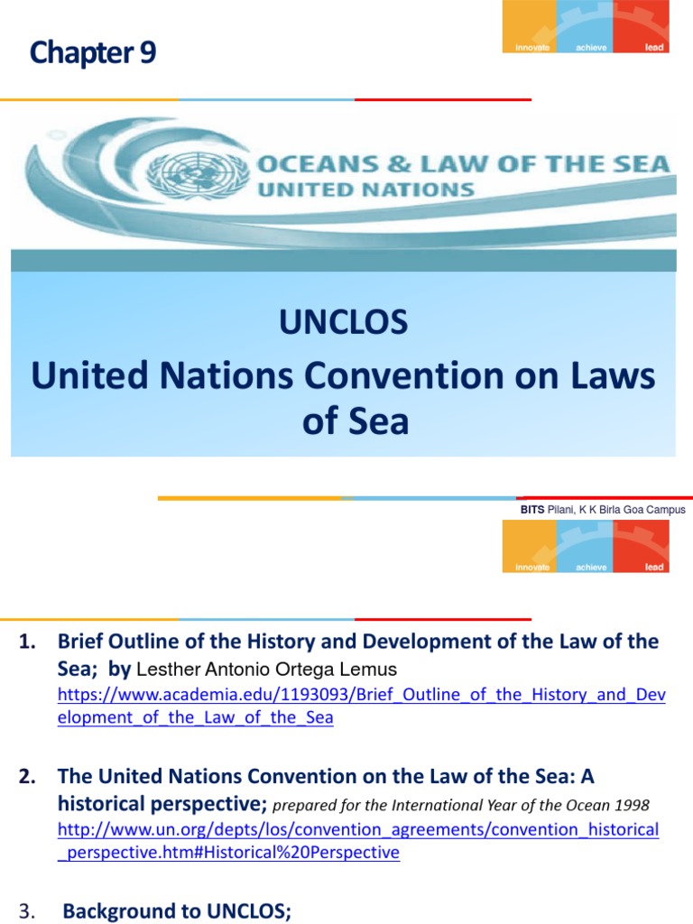 History of UNCLOS and Mare Clauses | PDF | United Nations Convention On ...