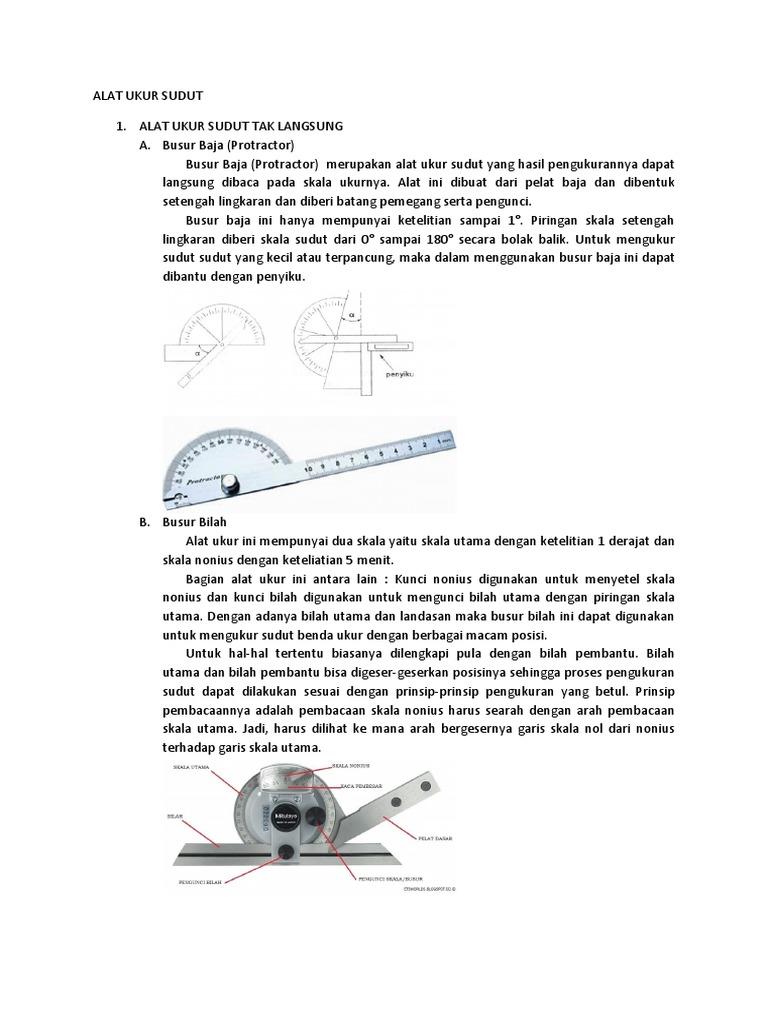 Alat Ukur Sudut | PDF