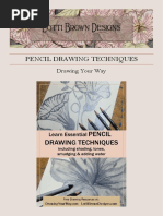 Pencil Drawing Techniques PDF | PDF