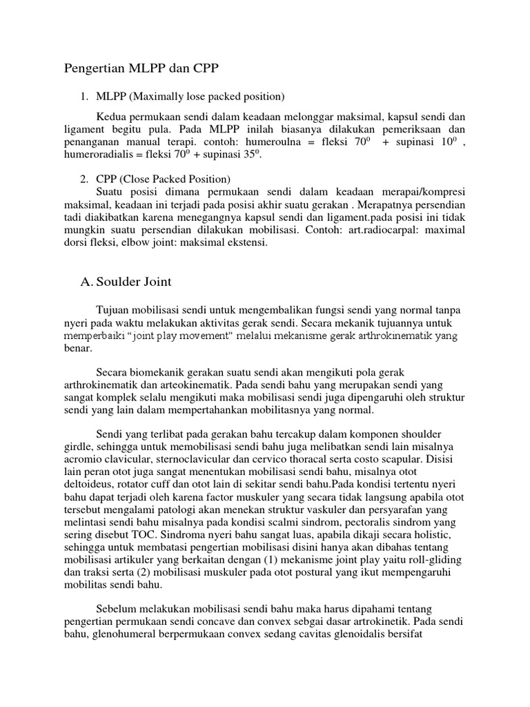 Pengertian MLPP Dan CPP | PDF