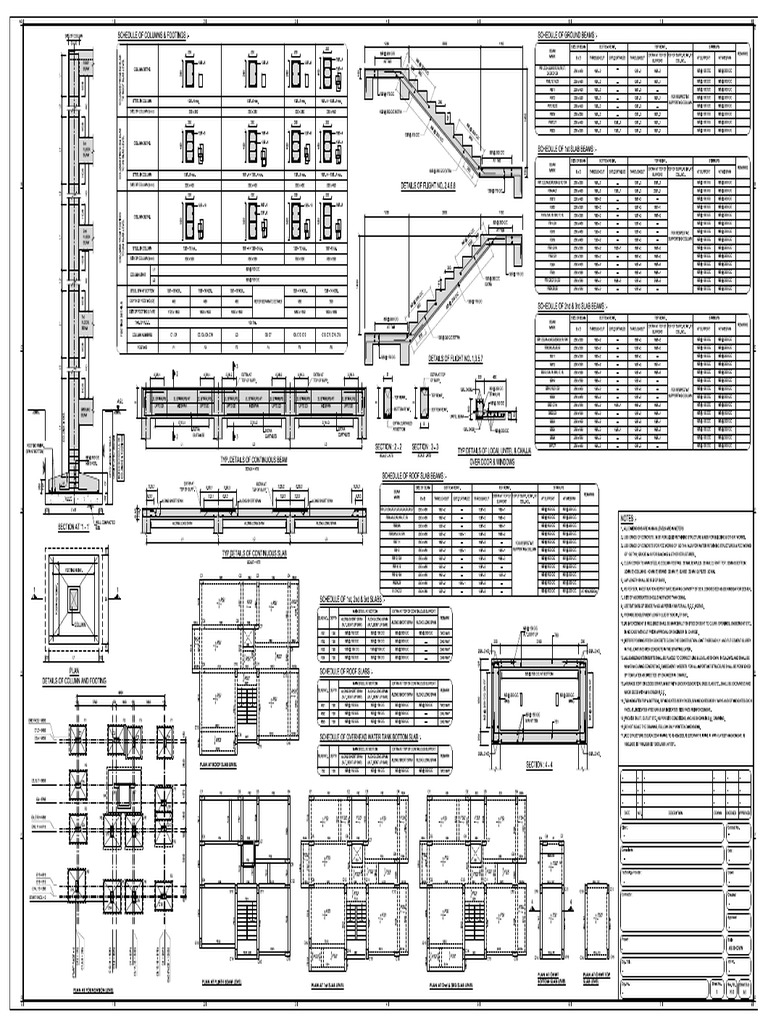 RCC Drawing of Building (28-09-19) PDF | PDF
