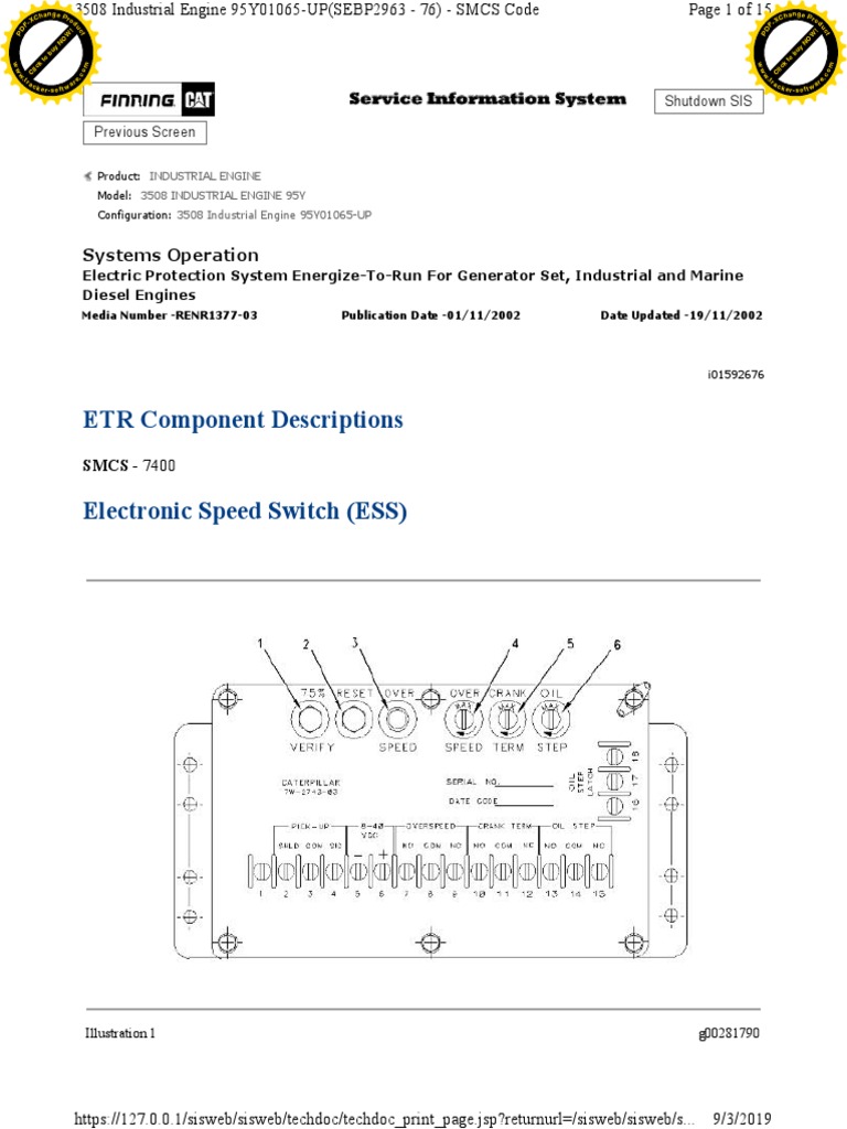 2301A Electric Governor Control | PDF | Relay | Switch