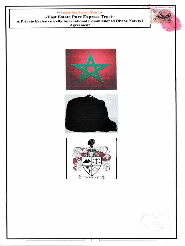 Stanley's Trust Instrument Declaration | PDF | Trust Law | The United ...