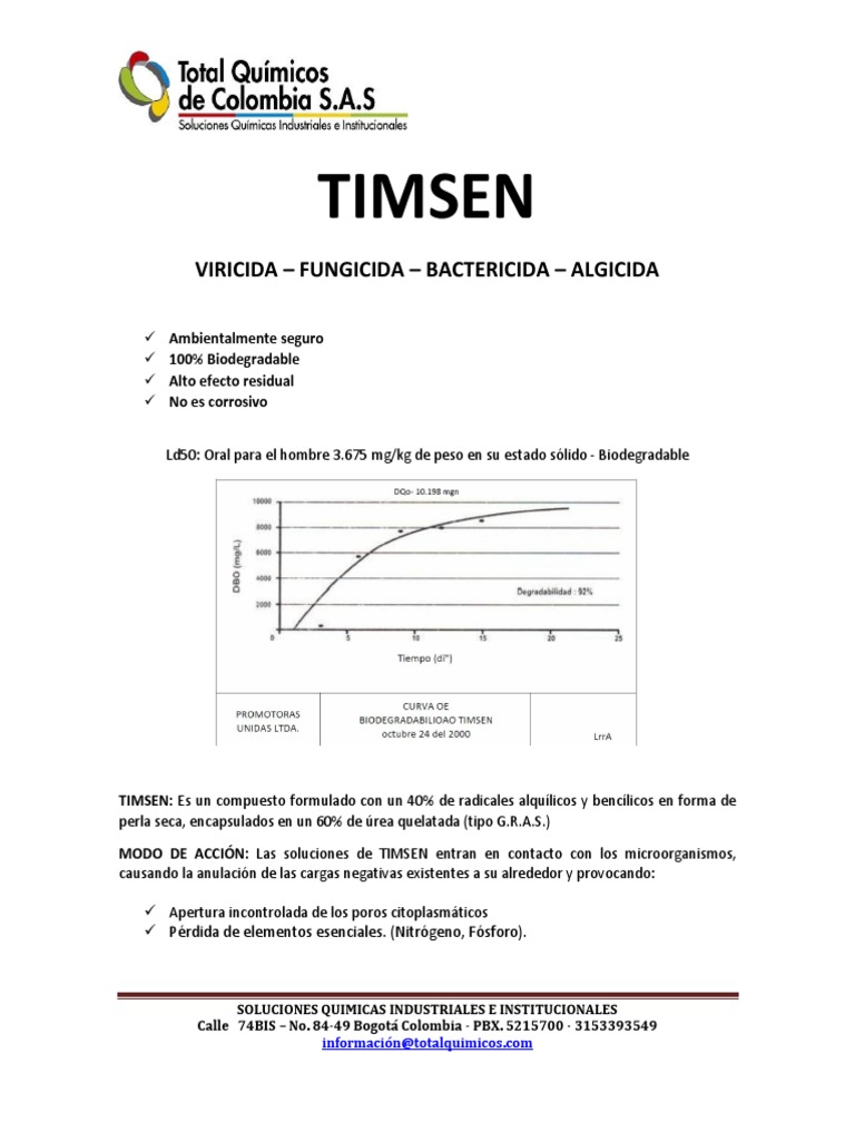 TIMSEN | PDF | Biología | Química