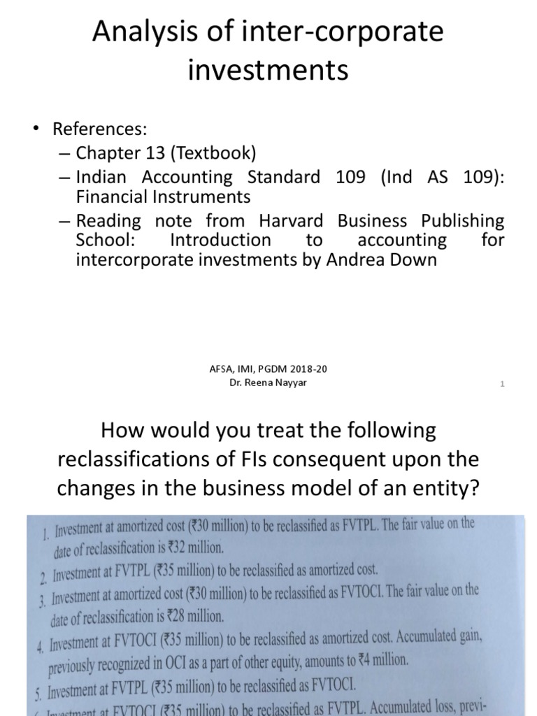 Accounting For Financial Instruments | PDF