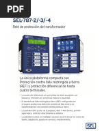 Procedimiento SEL 351 | PDF | Relé | Informática