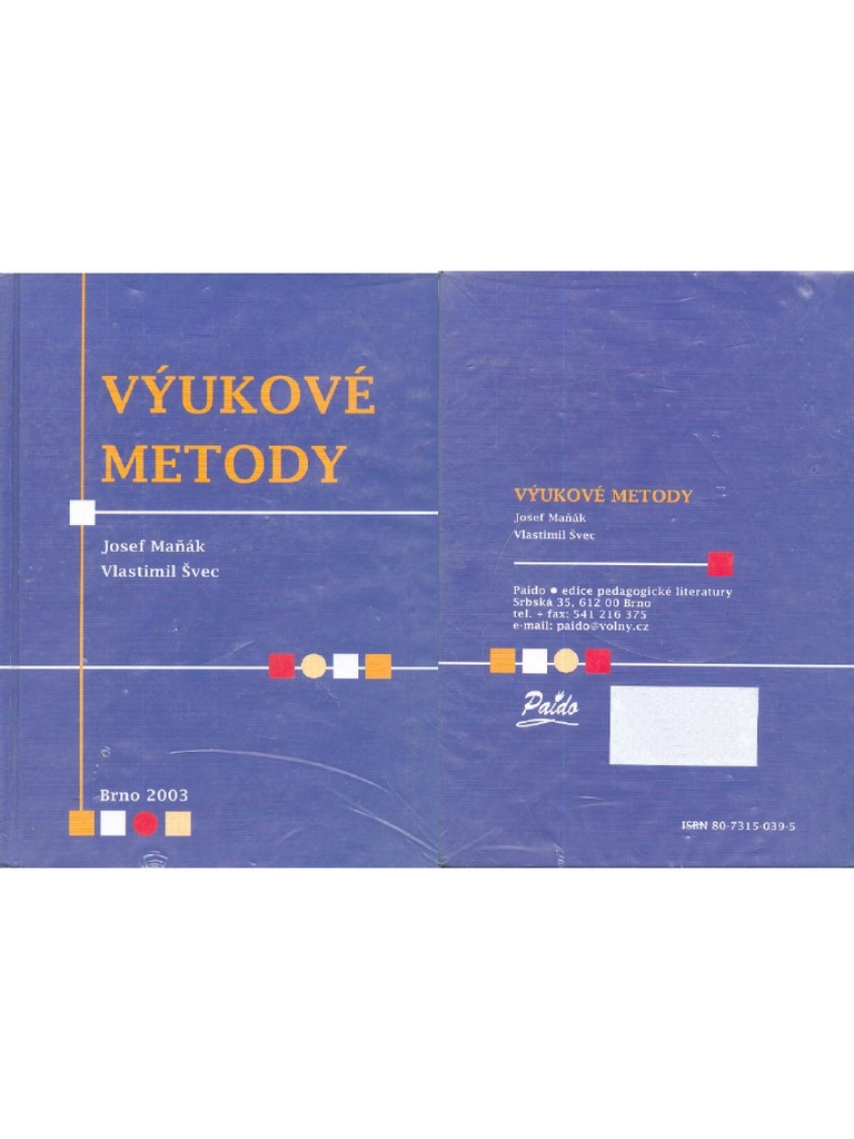 Výukové Metody - Maňák A Švec PDF | PDF