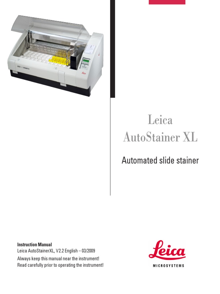Leica AutoStainer XL PDF | PDF | Mains Electricity | Power Supply