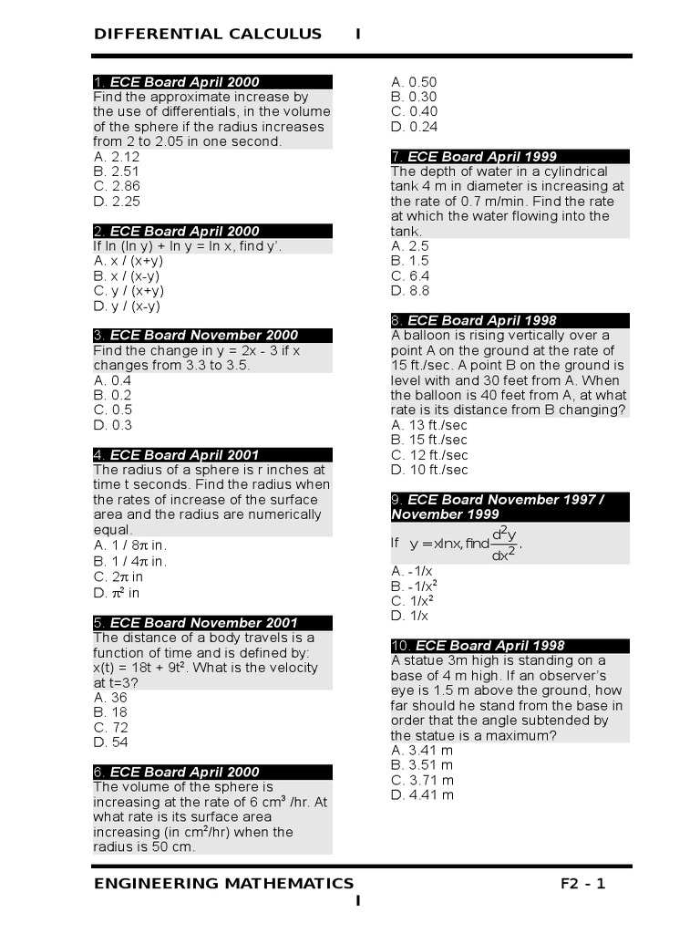 Dif Cal | PDF | Differential Calculus | Derivative