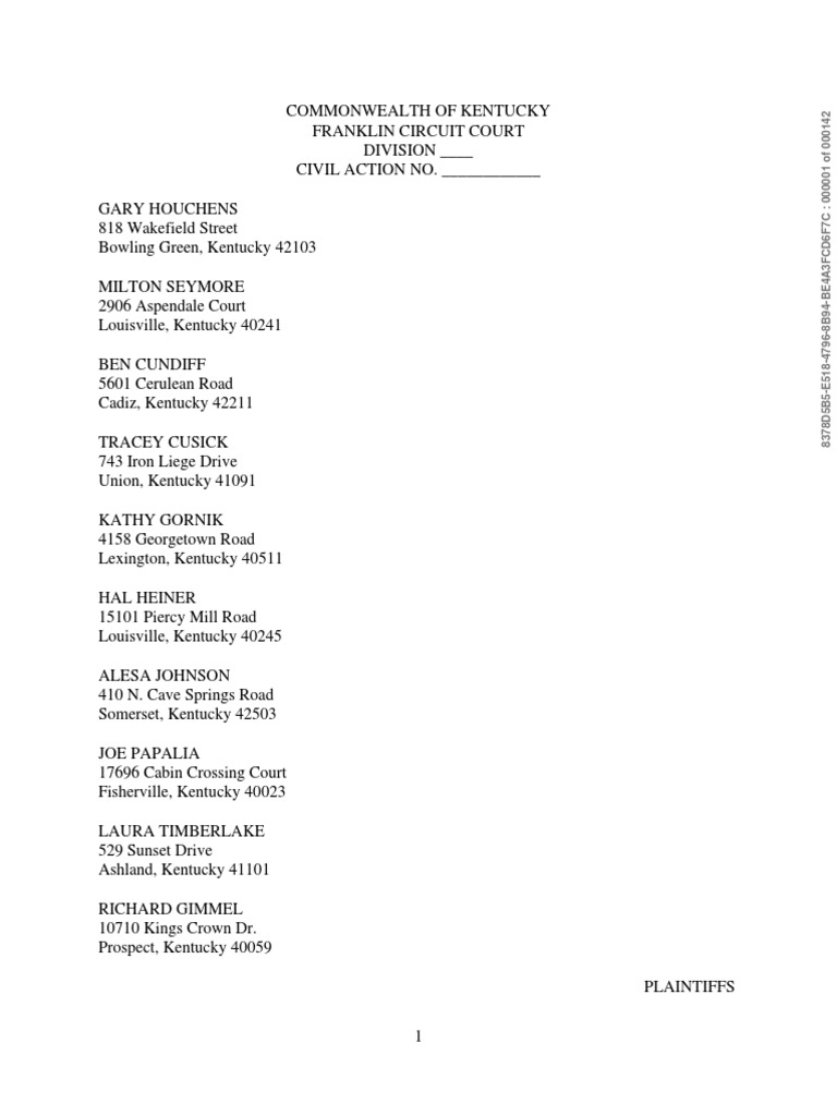 Complaint and Motion For Injunction | PDF | Executive Order | Injunction