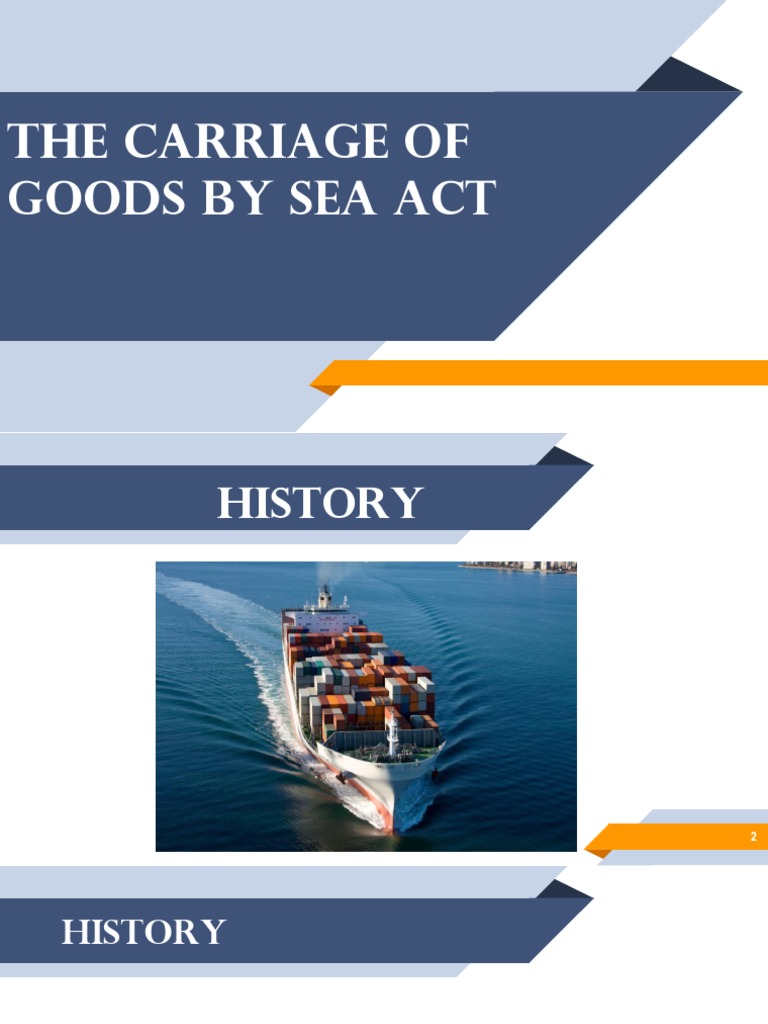 COGSA Overview for Philippine Shipping | PDF | Bill Of Lading | Cargo