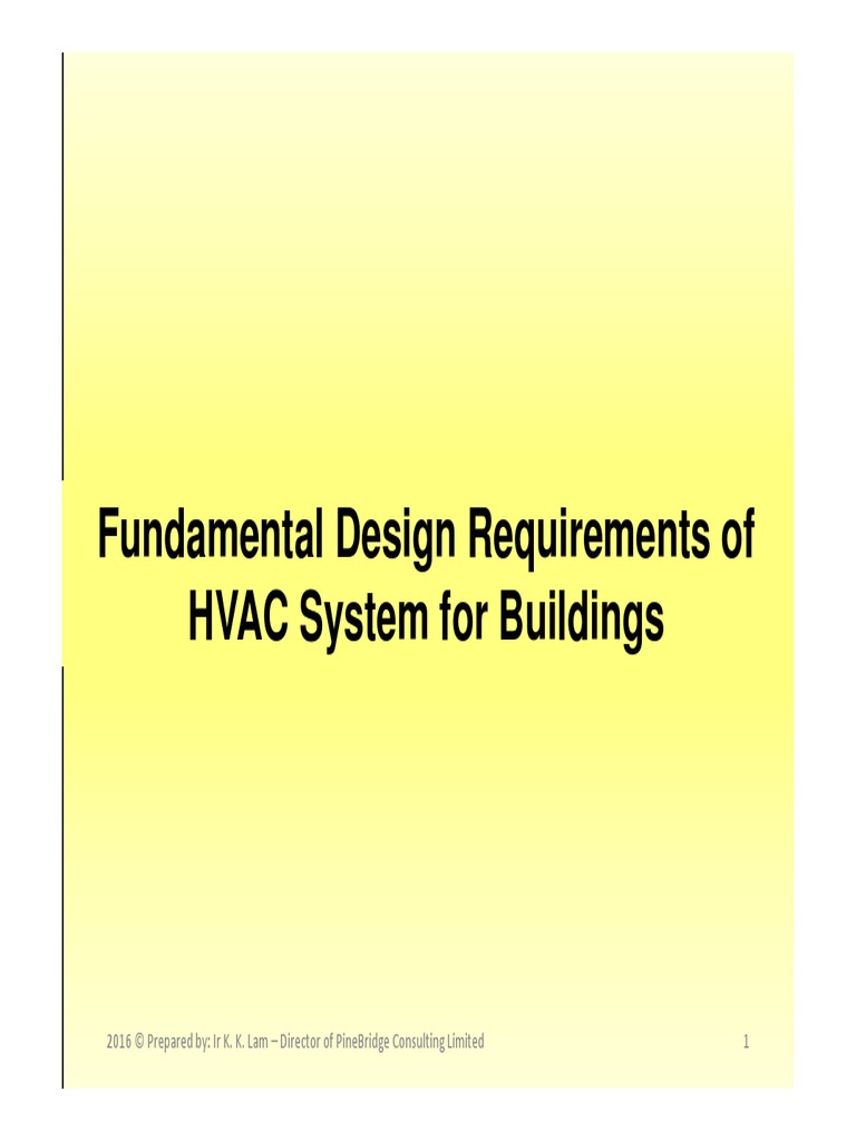 HVAC Requirements | PDF | Air Conditioning | Heat Pump