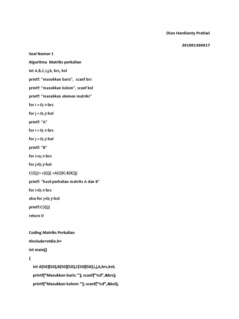 Matriks - Biner | PDF