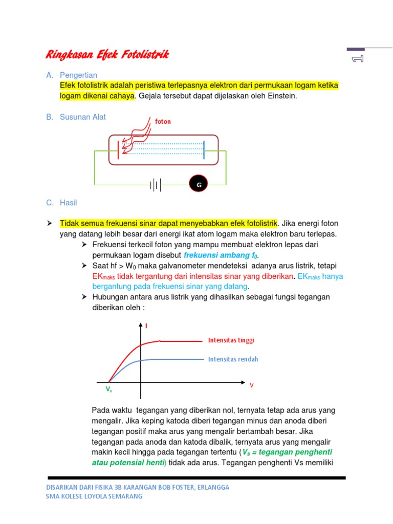 Efek Fotolistrik Efek Compton 1 | PDF | Sains & Matematika | Metode & Bahan Ajar