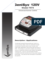 001 GeniSys 7565 Control Manual | PDF | Thermostat | Pump