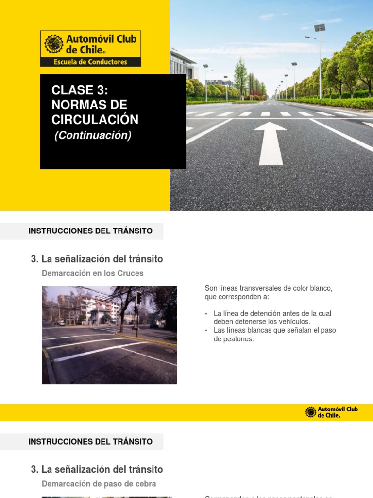 CLASE 3 NORMAS DE CIRCULACIÓN - Compressed | PDF | Semáforo | Peatonal